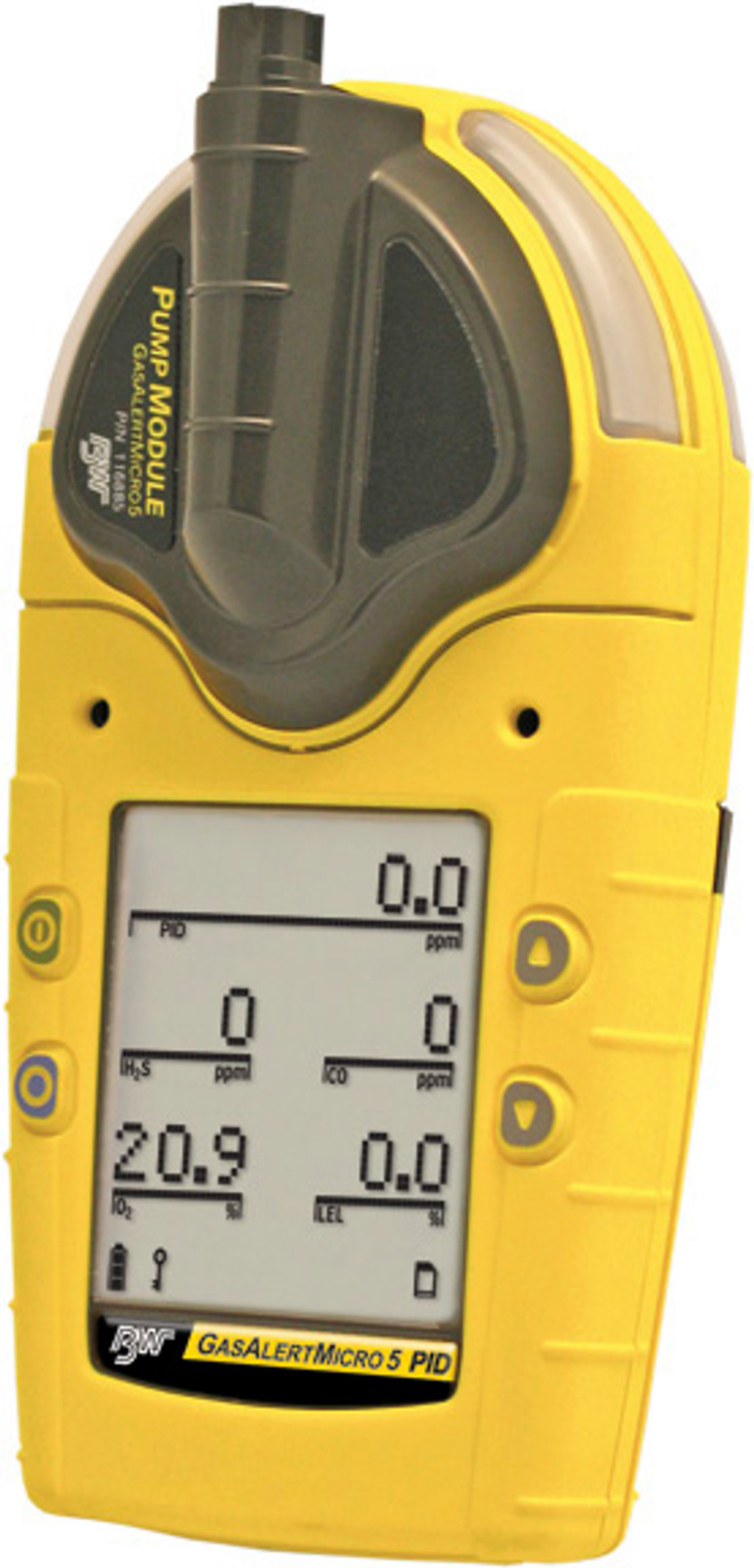 GasAlert Micro V %LEL, O2, H2S, CO, NH3 - rechargeable battery and pump ...