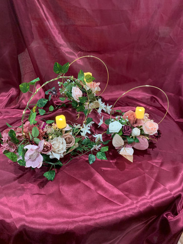 Table Hoop with Flowers | Stites Entertainment