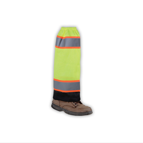 GML-18 High Visibility, Mesh Gaiters, Lime | 2W International