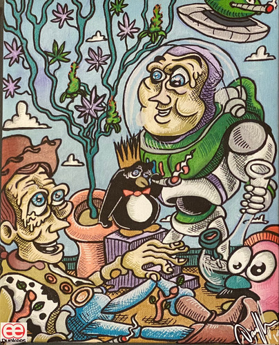 DUNKEES #On Set Canvas Print | CHOPTOP