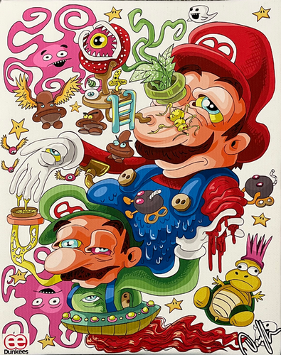 DUNKEES #Super Packed Bowls Canvas Print | CHOPTOP