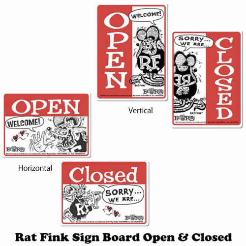 RAT FINK Sign Board "Open＆Closed" | CHOPTOP