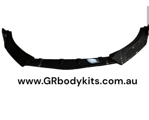 VW Golf , MK8, Golf R, front bumper bar lip in carbon look | GR BODY KITS