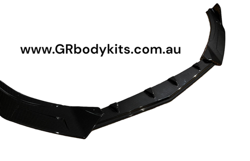 VW Golf Front Bumper Lip in carbon fibre look. | GR BODY KITS