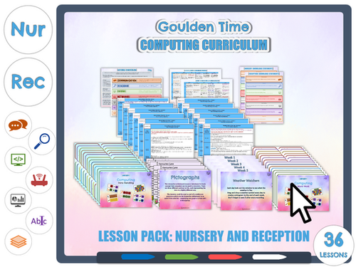 Goulden Time Computing Curriculum - Nursery and Reception - Lesson Pack | Gouldentime