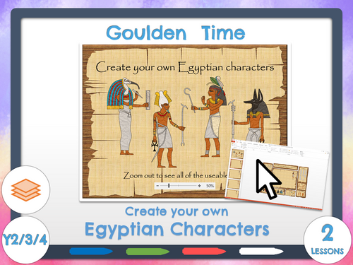 Create your own Egyptian characters | Gouldentime