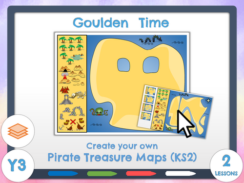 Create your own Pirate Treasure Maps KS2 | Gouldentime
