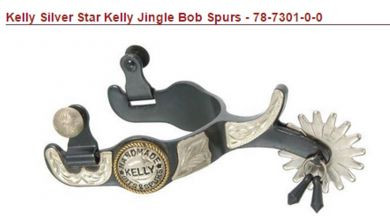 Kelly Silver Star Kelly Jingle Bob Spurs | JRs Western Store
