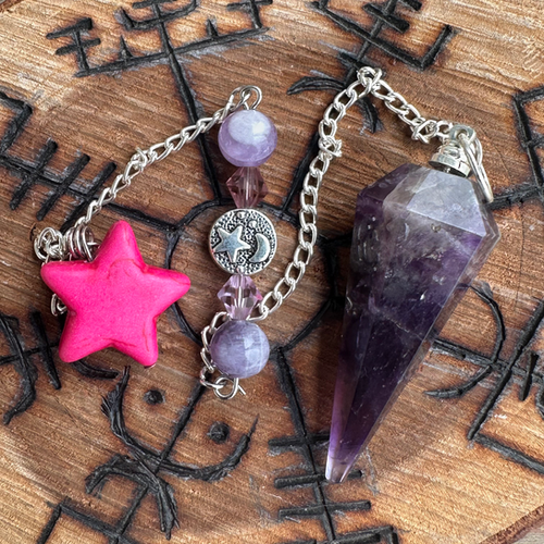 Custom designed assorted crystal pendulums | TGB