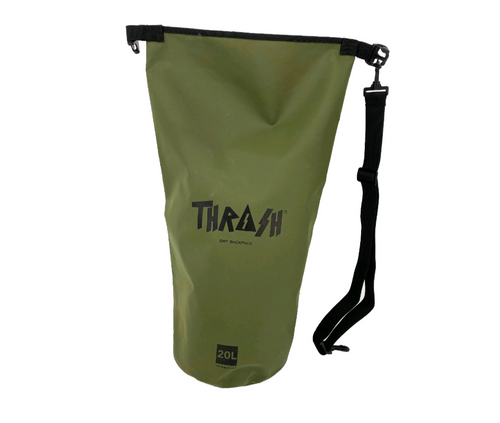 Thrash 20L Wet Dry Bag - army green | the-pit-surf-shop-uk