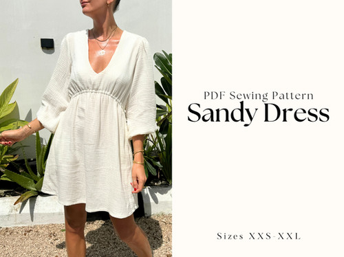 Sandy Dress - Digital PDF Sewing Pattern | Annie'sSewingStudio