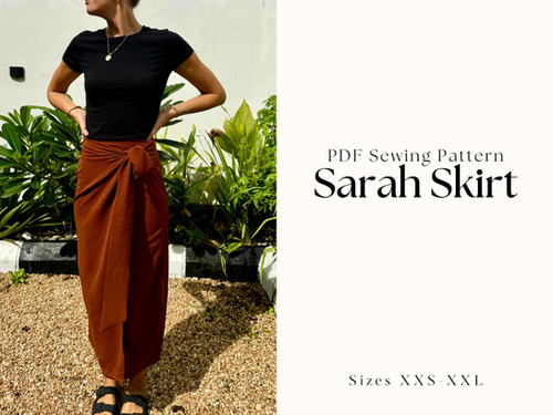 Sarah Skirt- Digital PDF Sewing Pattern | Annie'sSewingStudio