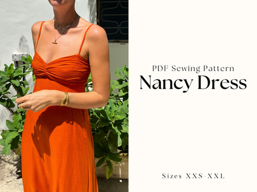 Nancy Dress- Digital Sewing Pattern | Annie'sSewingStudio