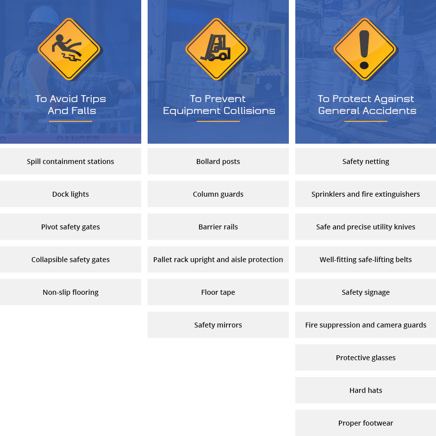 5 Safety Equipment and Tips to Reduce Injuries in Your Warehouse
