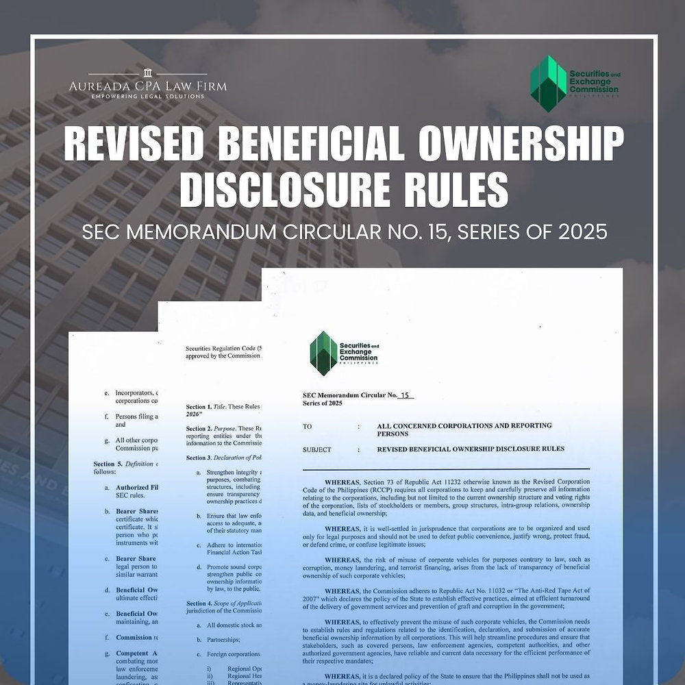 SEC Issues Revised Beneficial Ownership Disclosure Rules