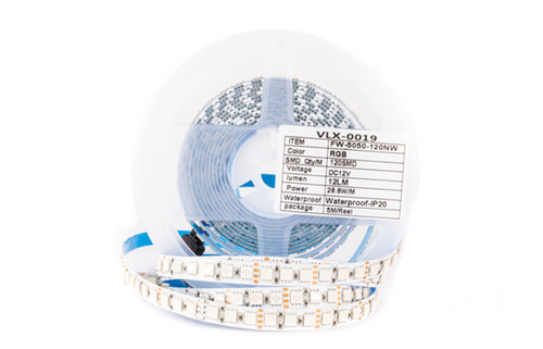 12V 5050 IP20 120LED RGB 5M | vlxledexcellence