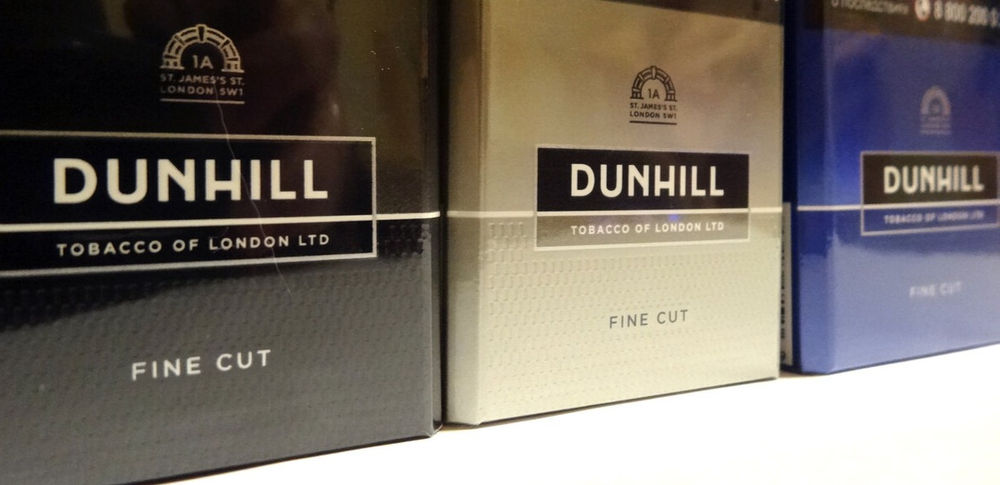Dunhill Fine Cut Cigarette Test