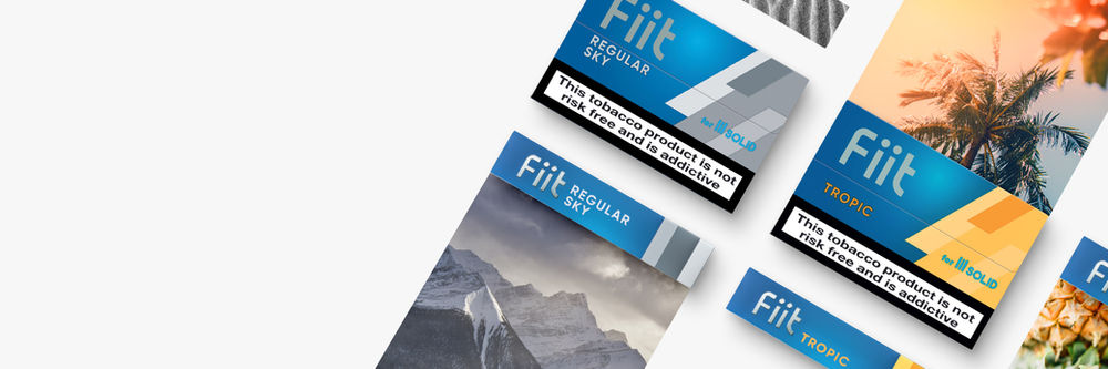 Stick flavors for IQOS and lil SOLID: Fiit Regular Sky and Tropic