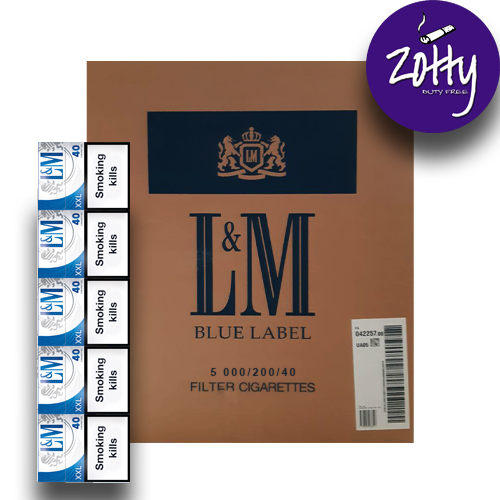 L&M BLUE LABEL 40 XXL | New packaging format