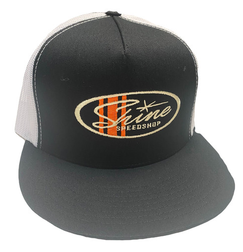 Racing Stripe Trucker Hat | Shine Speedshop