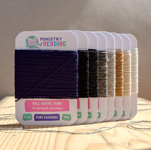 Mill Waste Cashmere Darning Yarn - Wild West | Ministry of Mending
