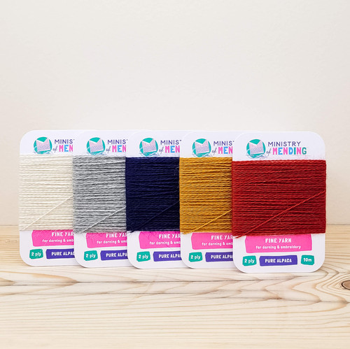 Alpaca Darning Yarn - Temple Set | Ministry of Mending