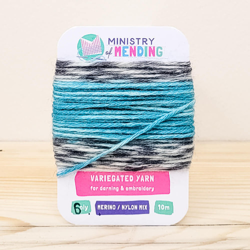 Variegated Wool Blend Darning Yarn Set (6 Ply) - Fjord | Ministry of ...