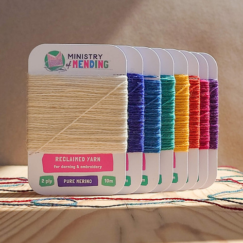 Reclaimed Merino Darning Yarn - Jaipur | Ministry of Mending
