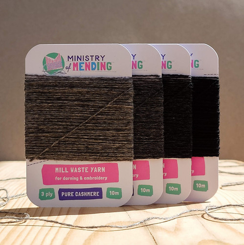 Mill Waste Cashmere Darning Yarn - Final Frontier | Ministry of Mending