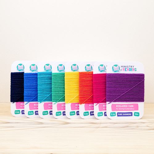Reclaimed Cashmere Darning Yarn - Pick 'n Mix Set | Ministry of Mending