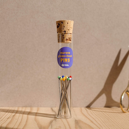 Murano Glass Head Pins - Extra Long (x20) | Ministry of Mending