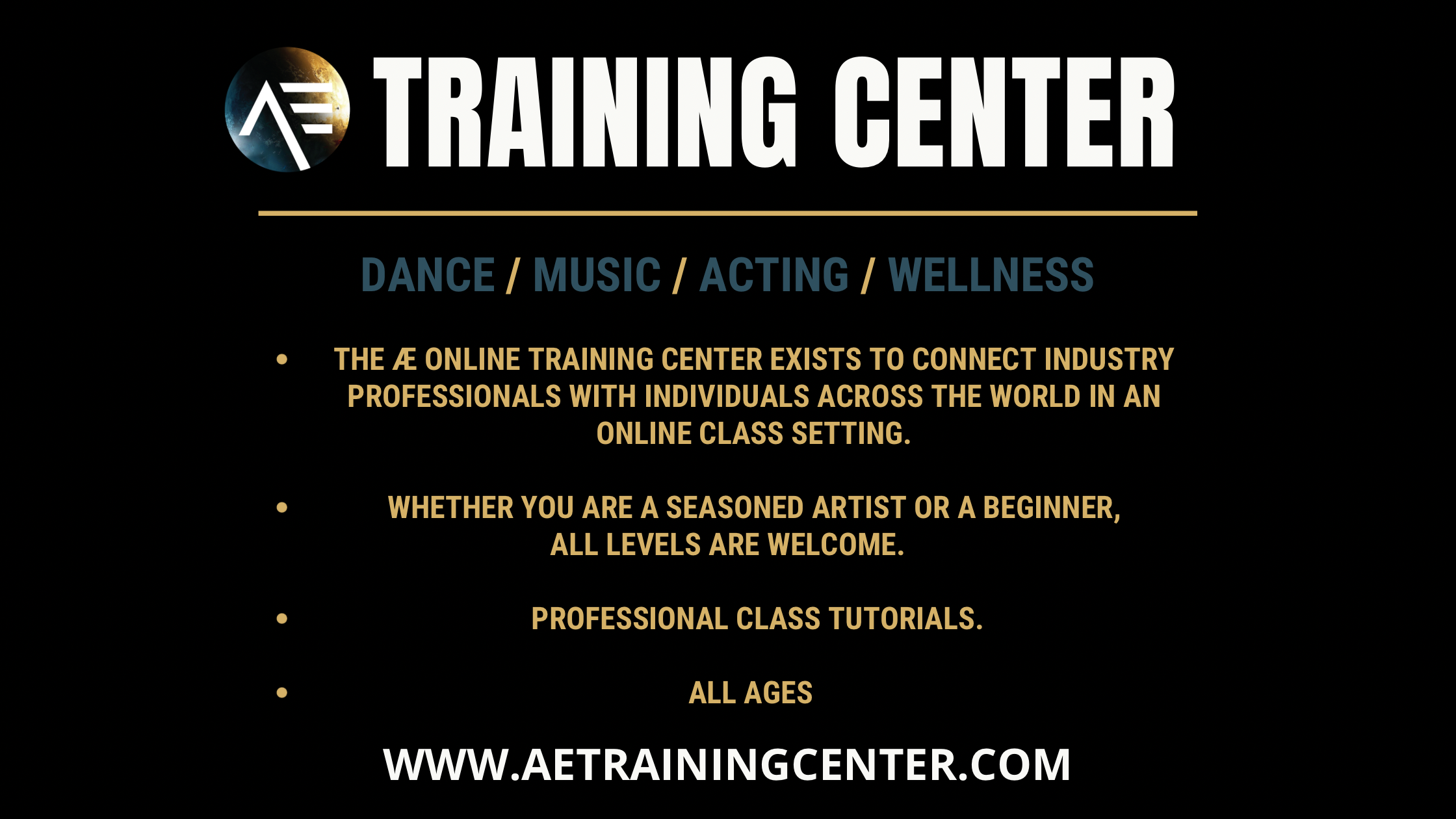 Performing Arts Training Center | AE Creative