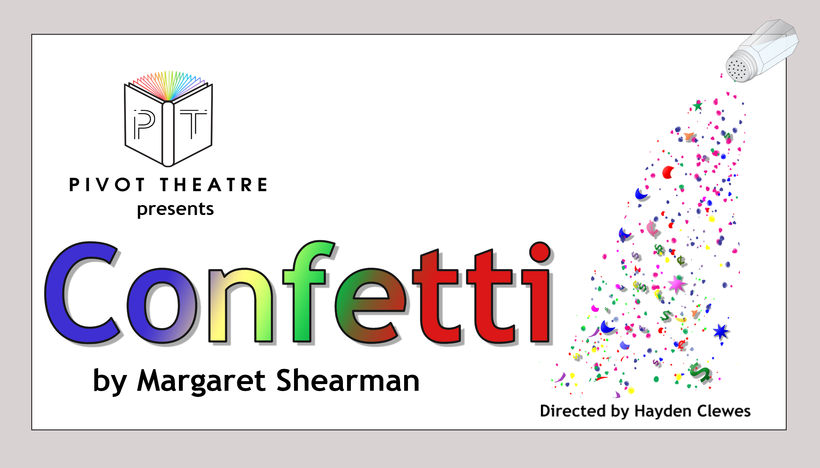 'Confetti' by Margaret Shearman | Pivot Theatre Surrey