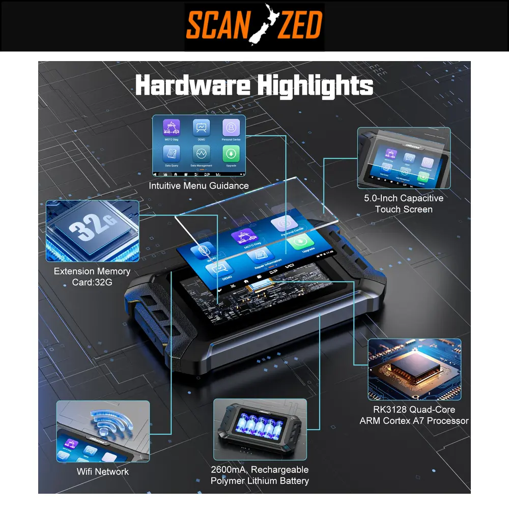 OBDSTAR iScan Harley Davidson Motorcycle Diagnostic Scanner | scaNZed ...