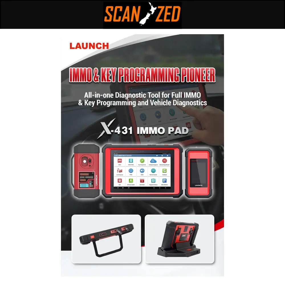 Launch X-431 IMMO Pad All-In-One Car Diagnostic Key Programming Tool ...