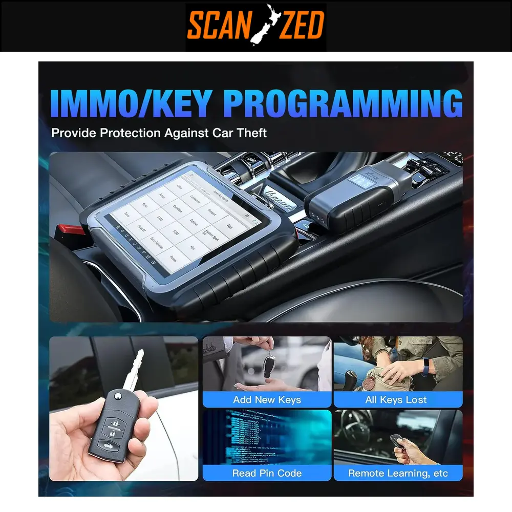 Xtool XT80W Professional Diagnostic Car Scanner, Odometer, KeyCoding ...