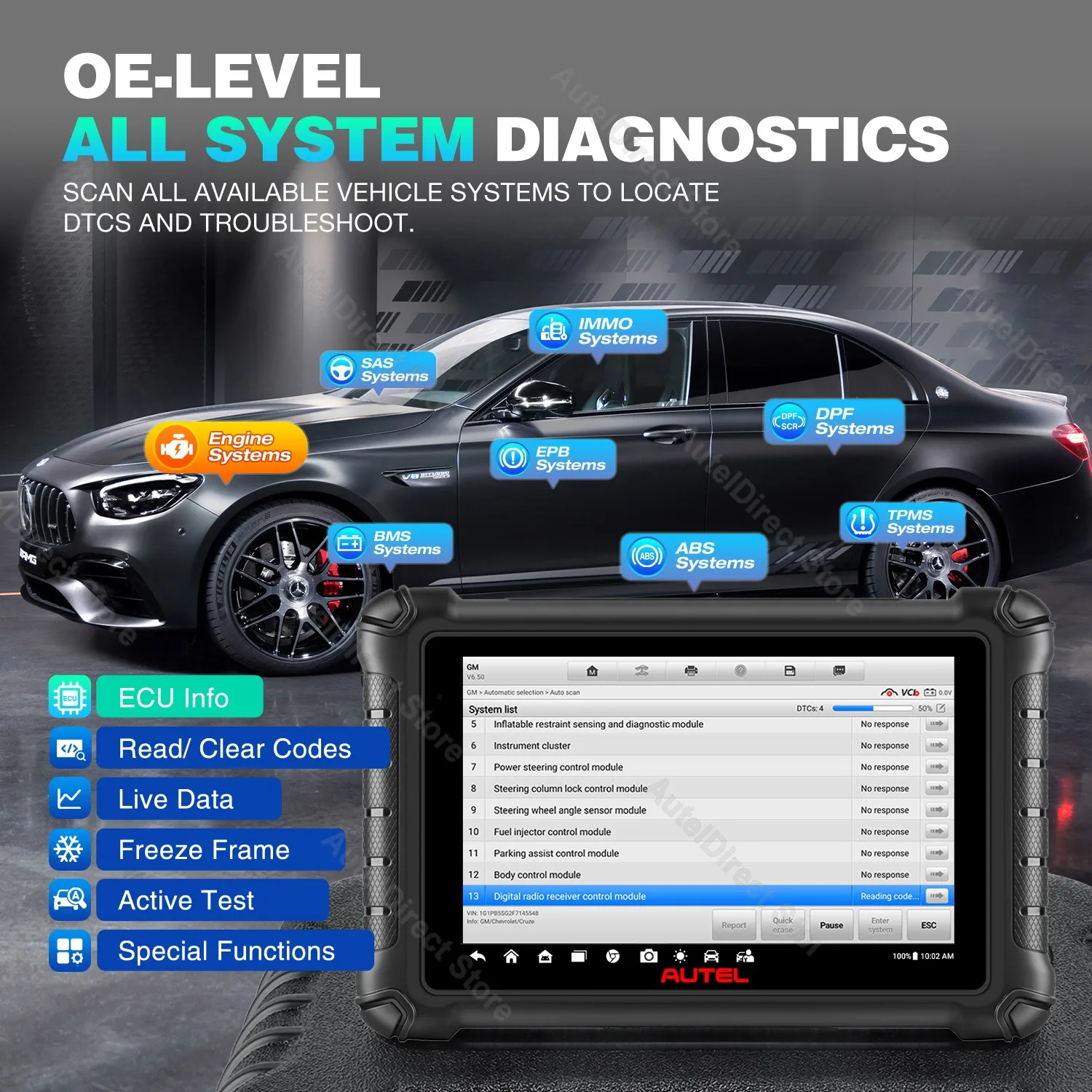 Autel MaxiPro MP900 Diagnostic Scanner CAN FD & DoIP Scan Tool | scaNZed| Auckland NZ