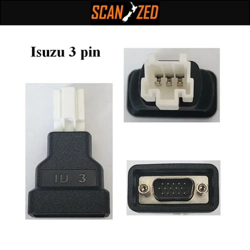 Launch X-431 ISUZU 3 pin Adapter | scaNZed| Auckland NZ