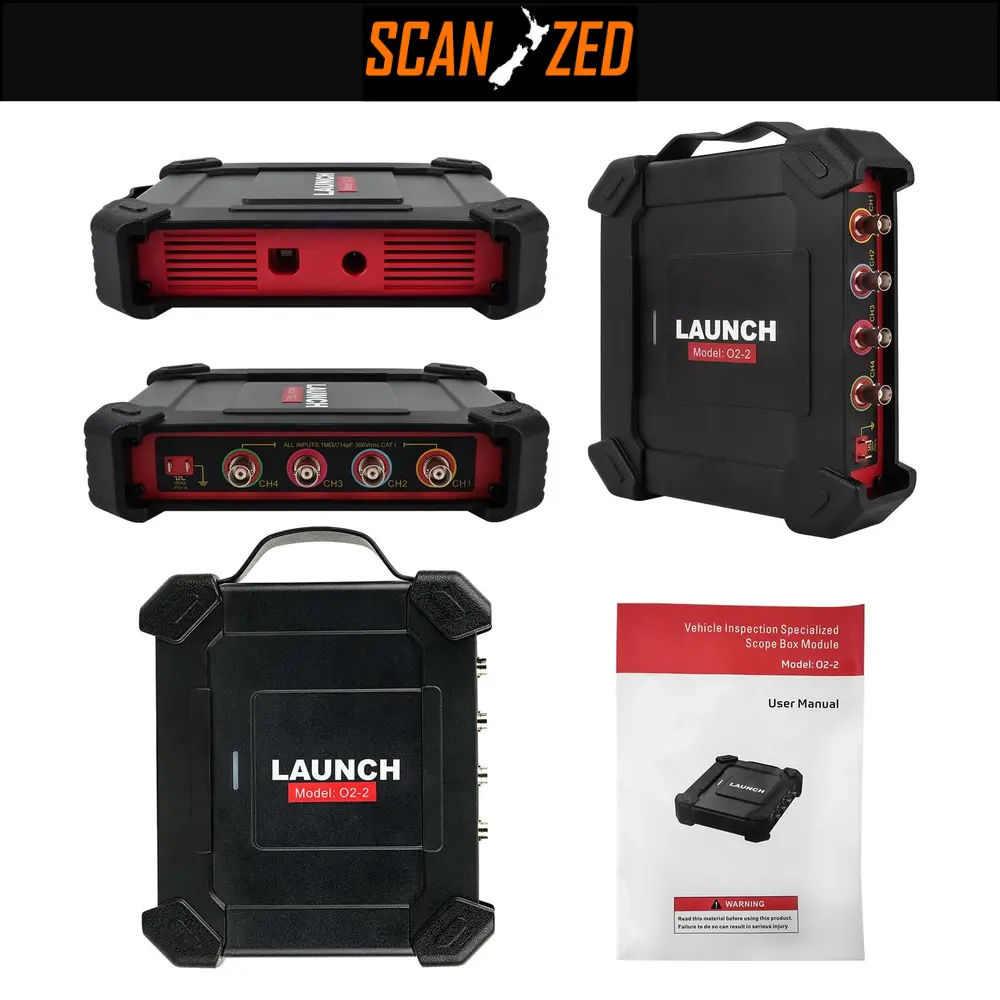 Launch X-431 O2-2 Scopebox 4 Channel Oscilloscope | scaNZed| Auckland NZ
