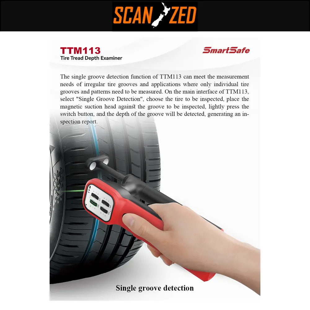 SmartSafe TTM113 Tire Tread Depth Examiner | scaNZed| Auckland NZ