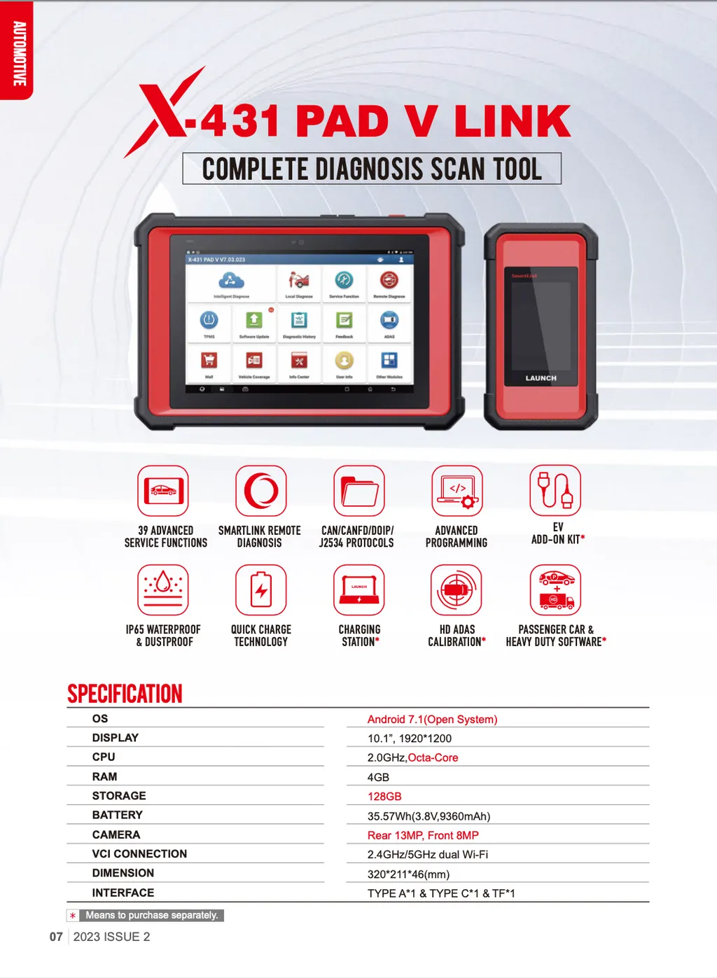 Launch X431 PAD V (PAD 5) Link V2 | scaNZed| Auckland NZ