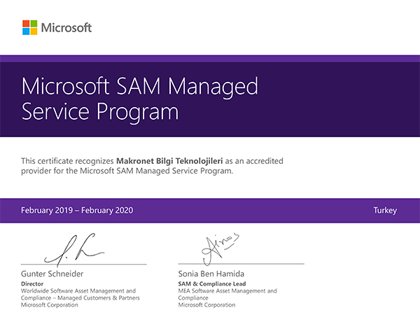 SAM Consultancy | Makronet Information Technologies | Istanbul