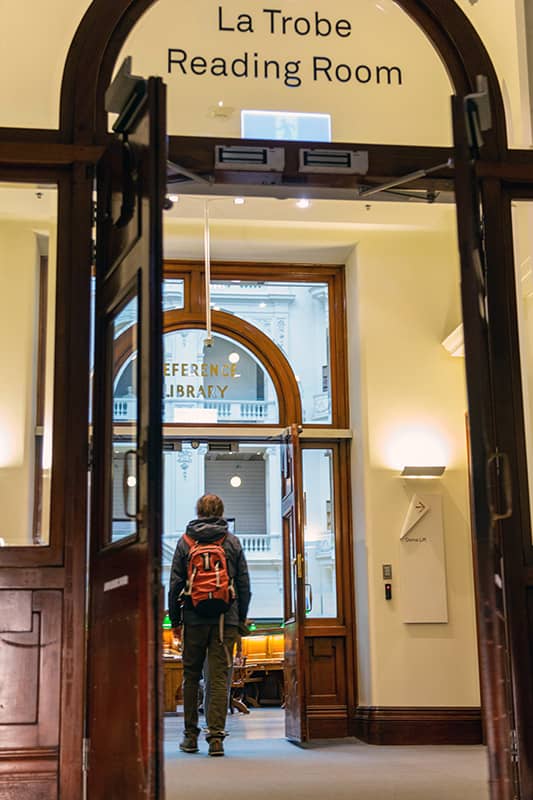 Visiting the State Library of Victoria