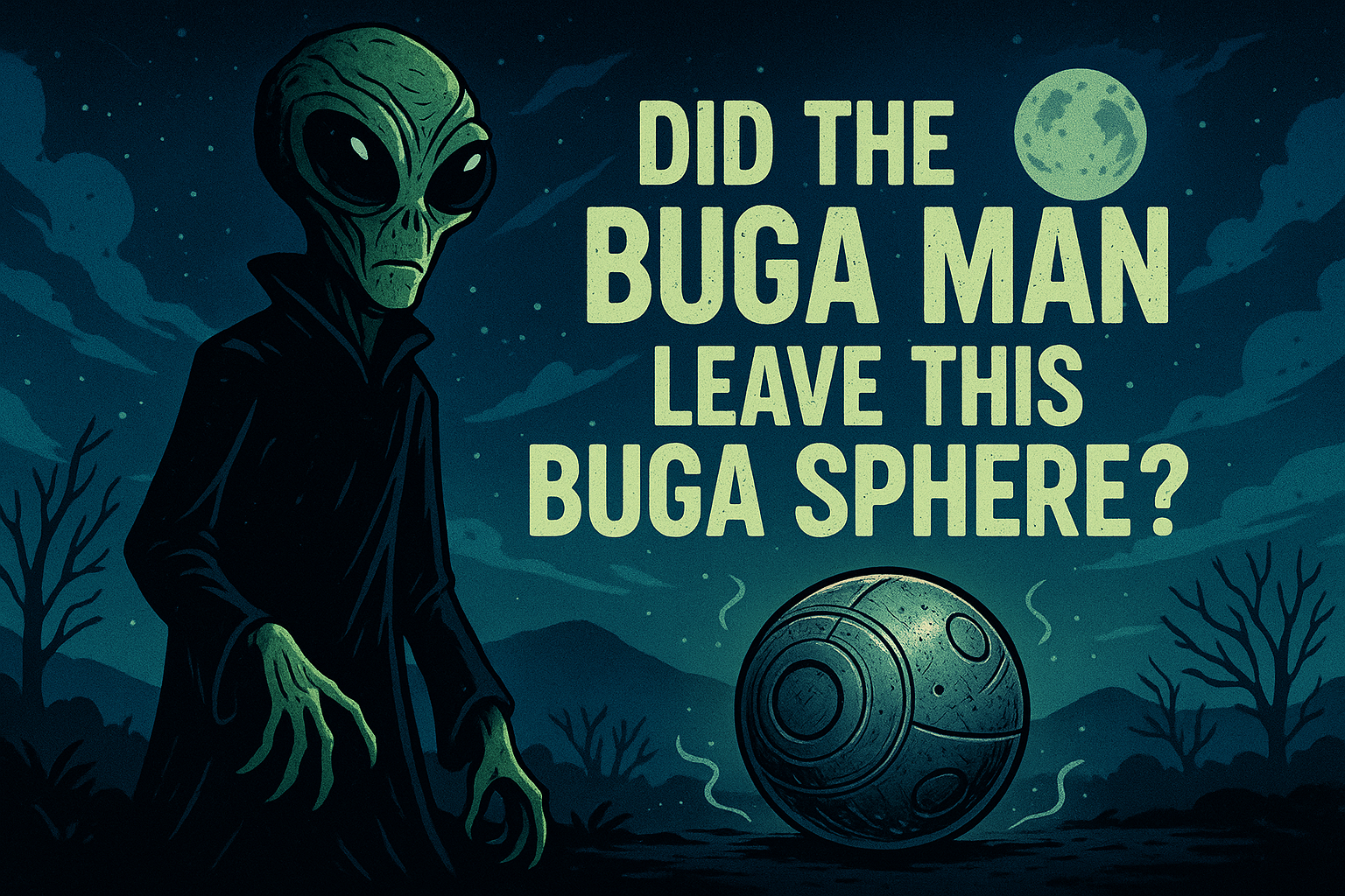 Did the Buga Man leave this Buga Sphere?