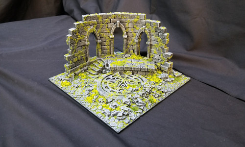 Ancient Ruined City Modular Tiles: Temple Tile C with Summoning Circle ...