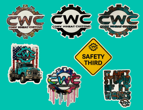 CWC Stickers | Corywheatcustoms
