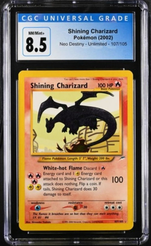 Neo Destiny Shining Charizard CGC 8.5 | PTU