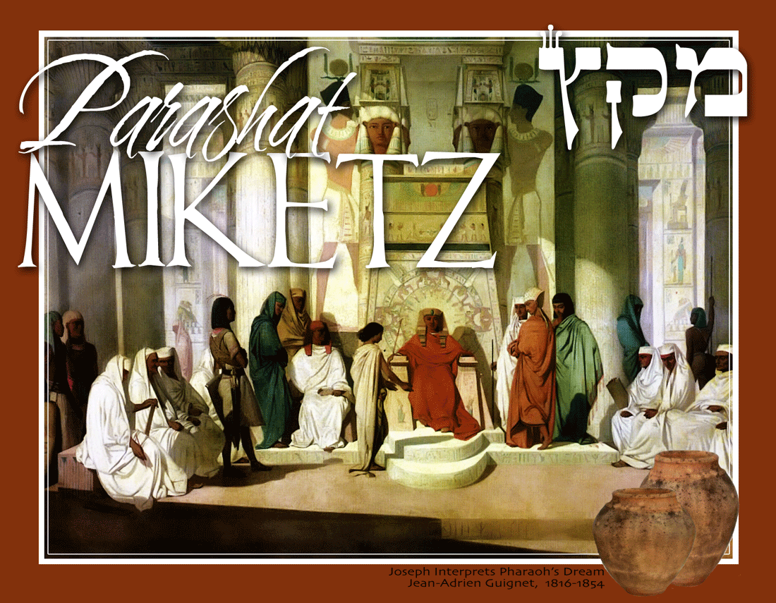 December 13, 2025: Torah Portion Parashat Miketz - "At The End Of"