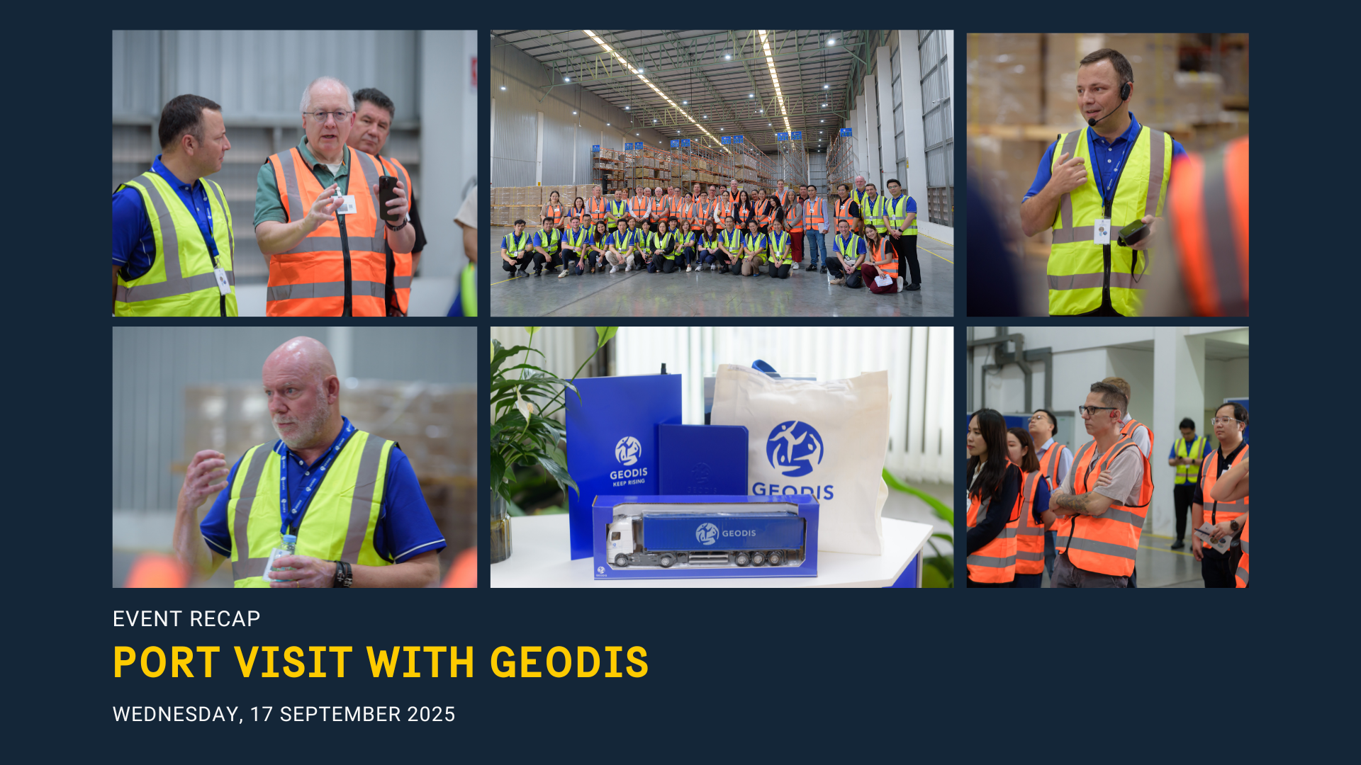 Port Visit with GEODIS, Wednesday 17 September 2025