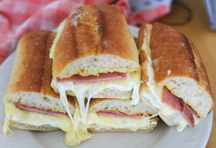 2-Cheese and Ham Melts - Meals and Melodies